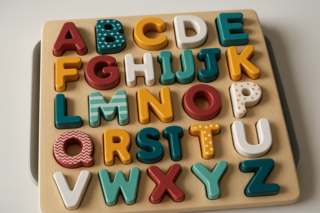 06 – Identifier les lettres de l’alphabet et les ranger correctement ...